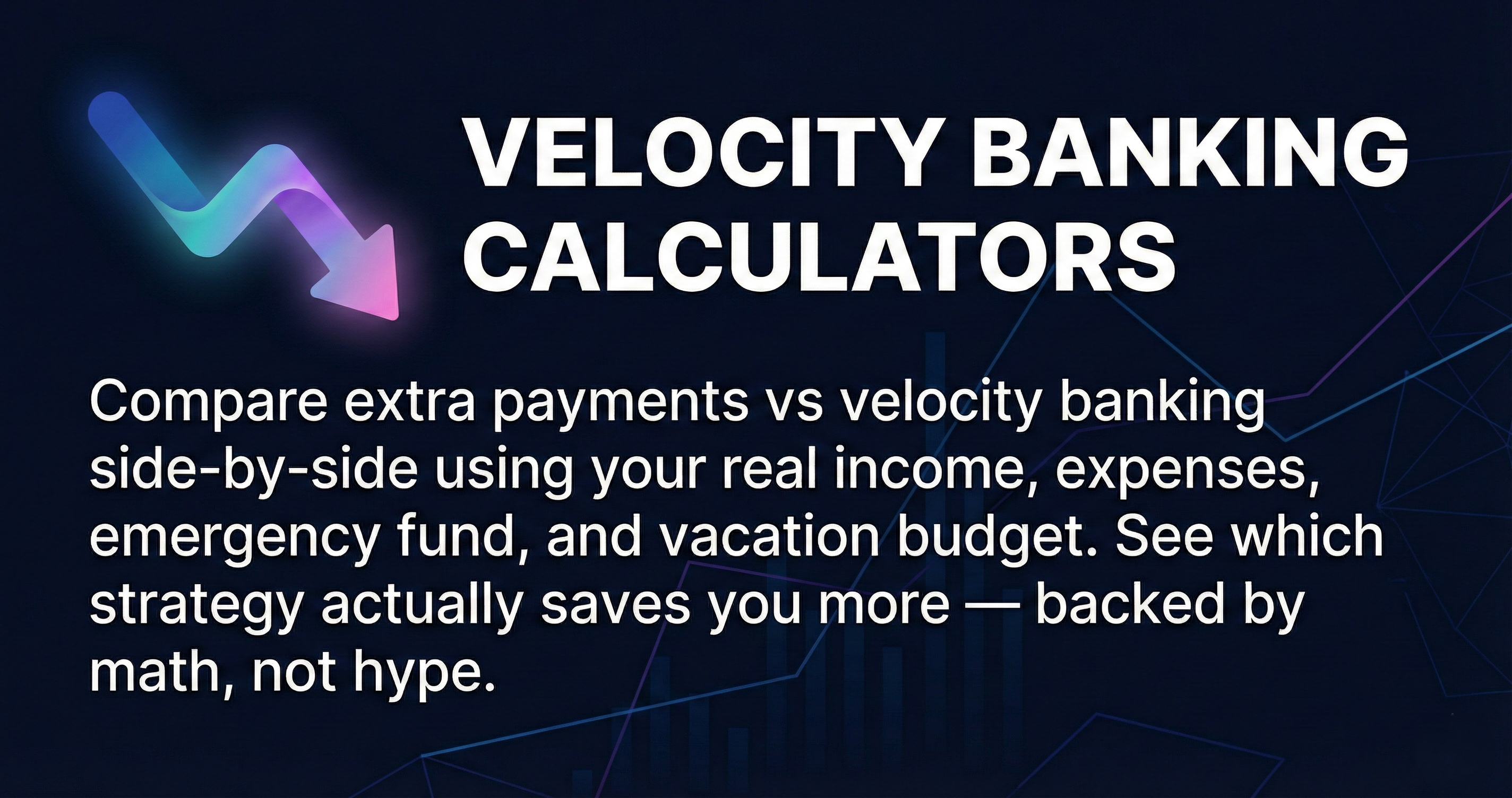 Free Velocity Banking Calculator | Biweekly & Extra Payment Tools